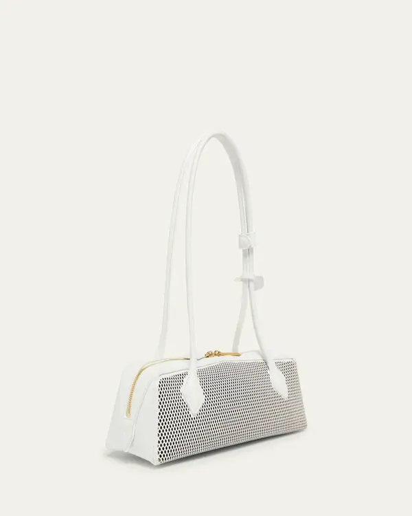Alaïa Le Teckel Medium Shoulder Bag - Blanc Optique