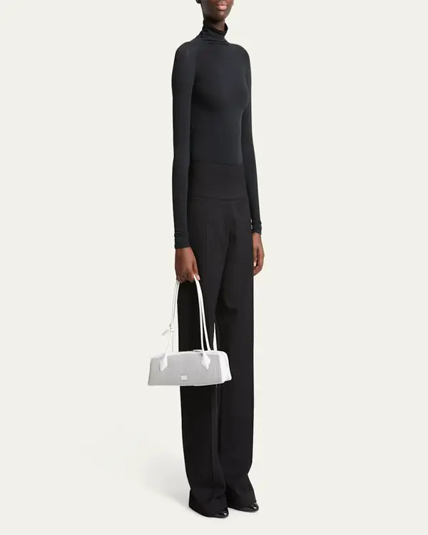 Alaïa Le Teckel Medium Shoulder Bag - Blanc Optique