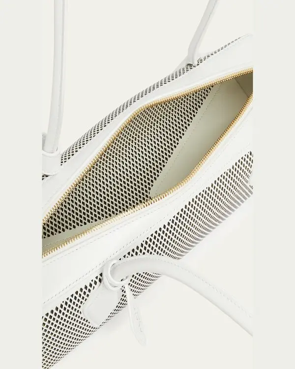 Alaïa Le Teckel Medium Shoulder Bag - Blanc Optique