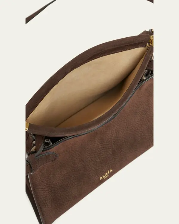 Alaïa Le Click Small Shoulder Bag - Brun Fonce