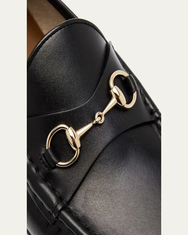 Gucci Horsebit 1953 Leather Loafers - Black