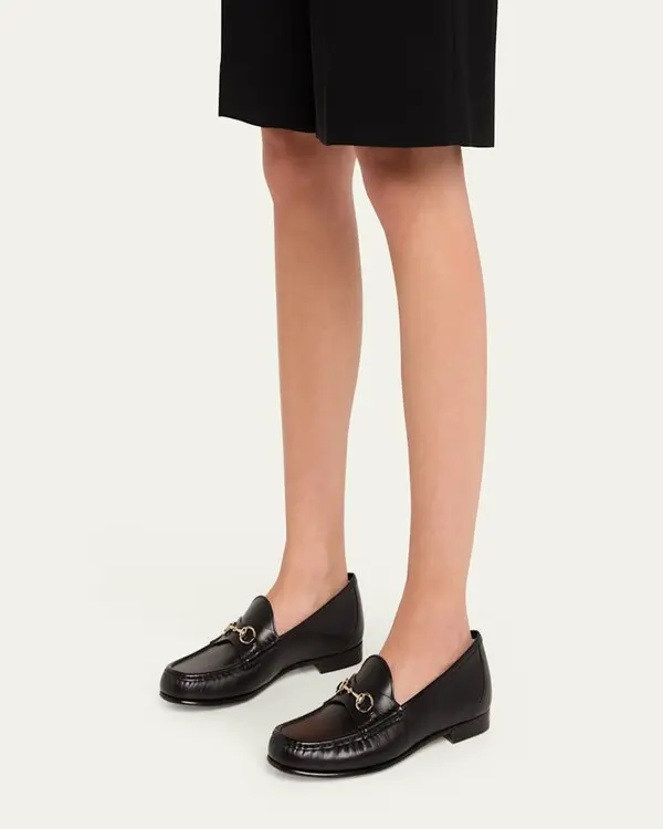 Gucci Horsebit 1953 Leather Loafers - Black