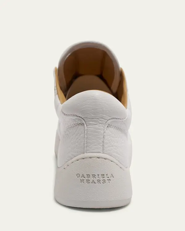 Gabriela Hearst Ohio Leather Sneakers - White