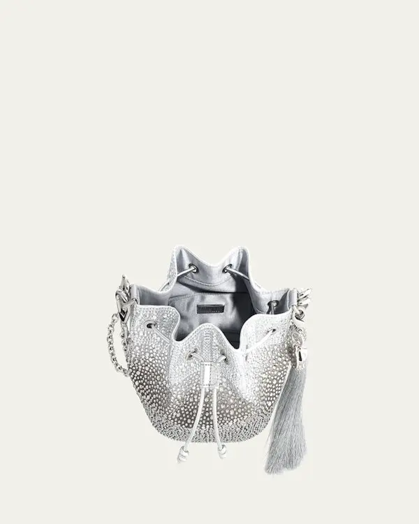 Judith Leiber Piper Gradient Crystal Bucket Bag
