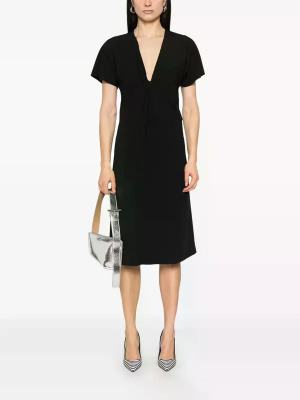 Moschino Gathered Midi Dress