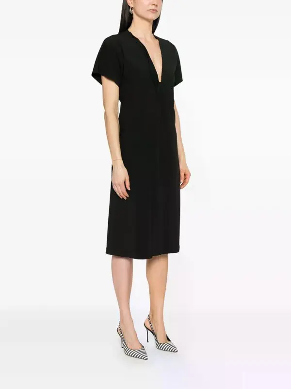 Moschino Gathered Midi Dress
