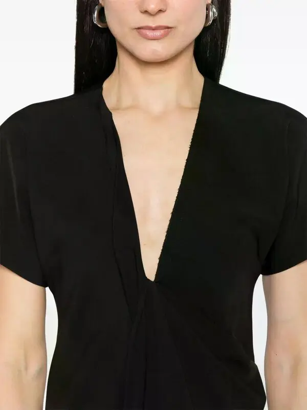 Moschino Gathered Midi Dress