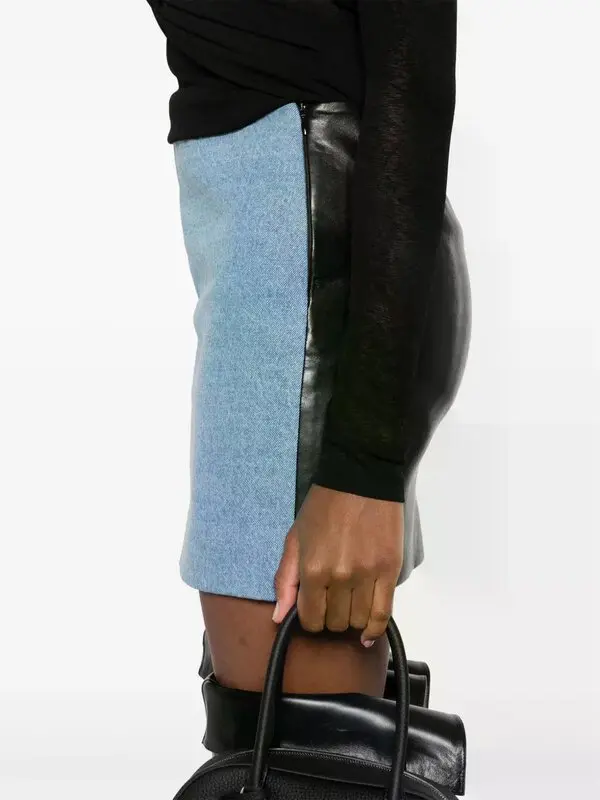 Nanushka Denim Mini Skirt