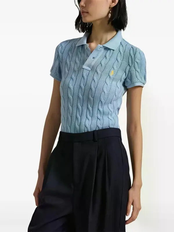 Polo Ralph Lauren Cable-knit Polo Shirt