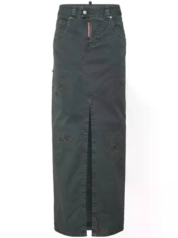Dsquared2 Cotton Maxi Skirt