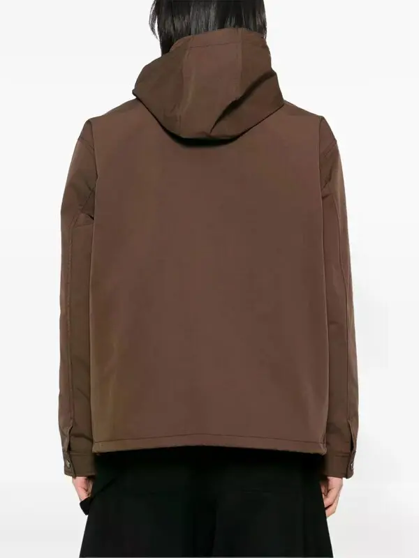 CHOCOOLATE Layered Hooded Jacket