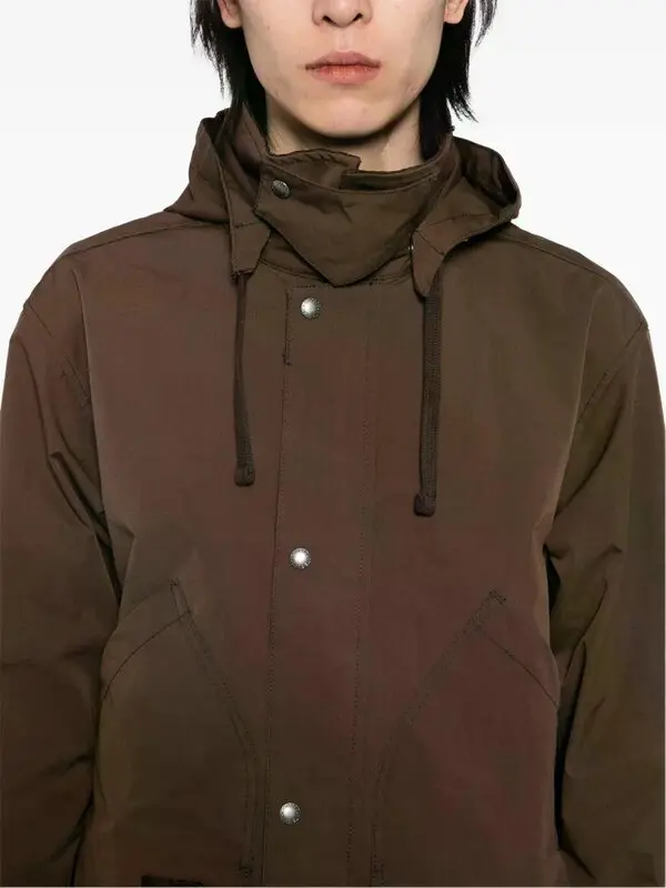 CHOCOOLATE Layered Hooded Jacket