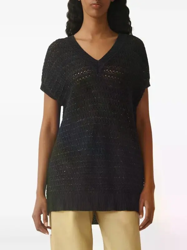 Fabiana Filippi Open-knit T-shirt