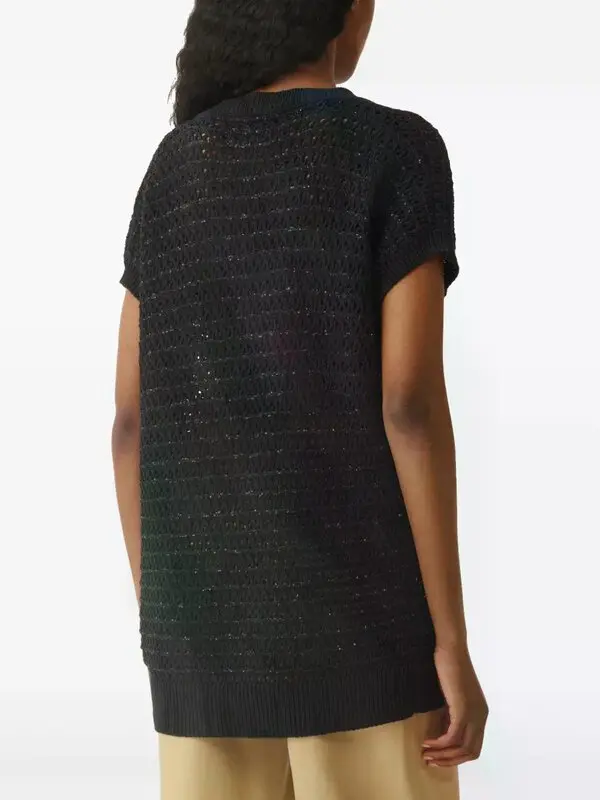 Fabiana Filippi Open-knit T-shirt