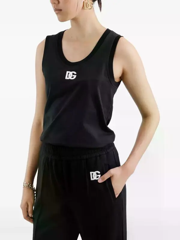 Dolce & Gabbana Logo Tank Top - Black