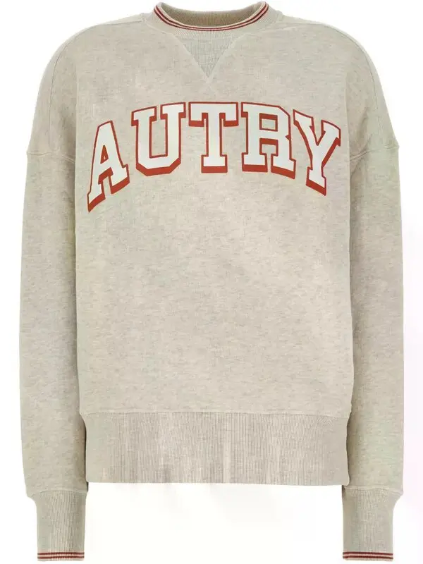 AUTRY Logo-print Sweatshirt - Grey