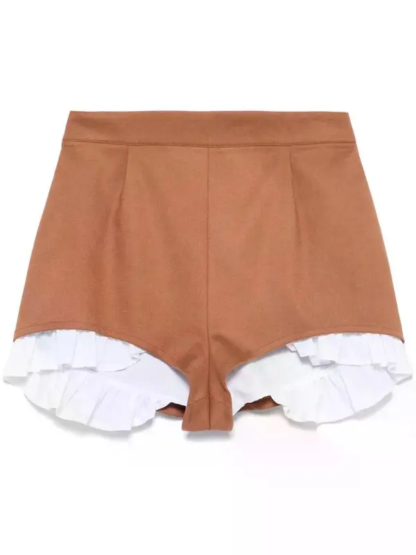 IOANA CIOLACU Lily Shorts - Brown