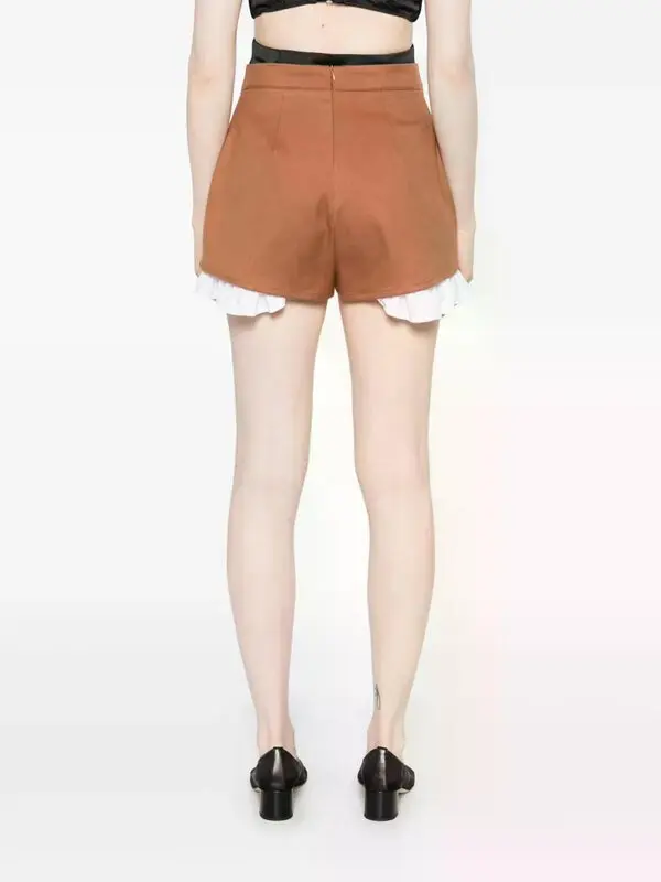IOANA CIOLACU Lily Shorts - Brown