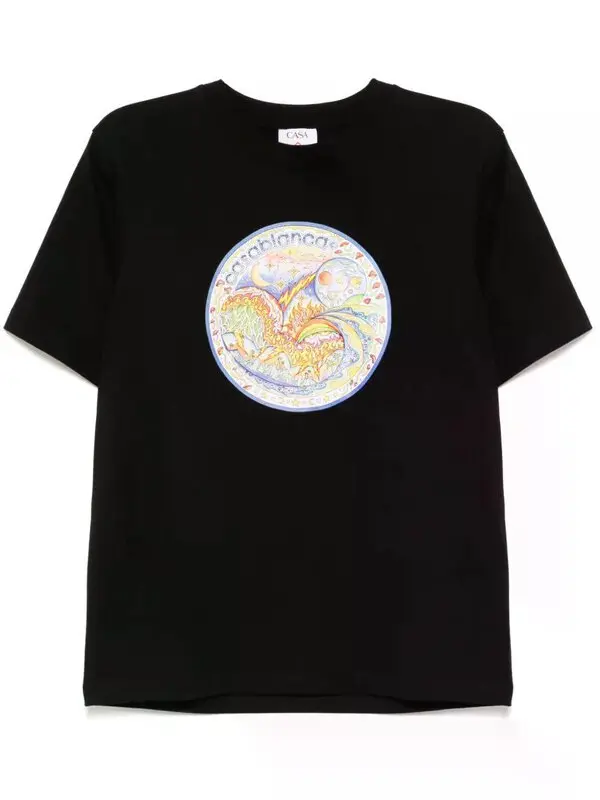Casablanca The Four Elements T-shirt - Black