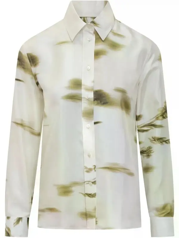 FERRAGAMO Blossom-print Shirt