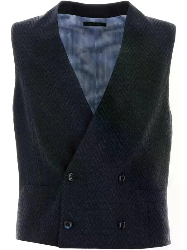 Giorgio Armani Zigzag Waistcoat