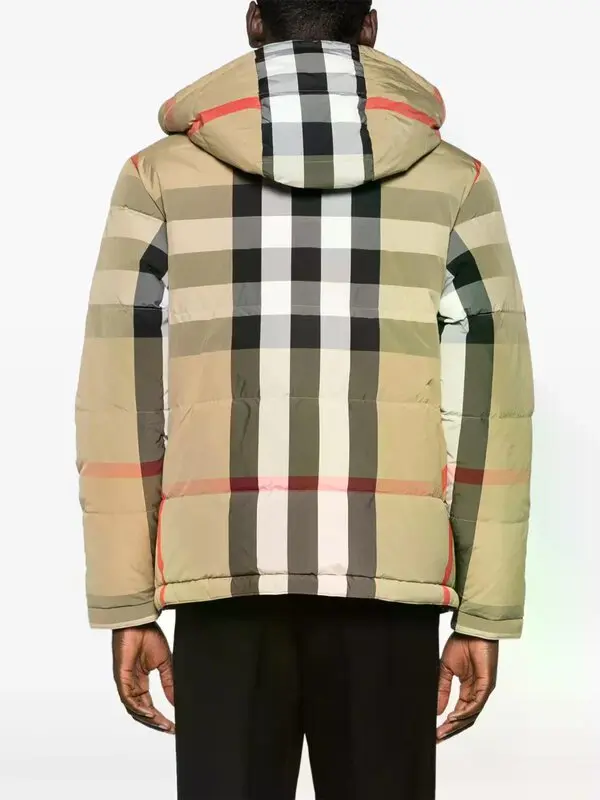 Burberry Checked Puffer Jacket