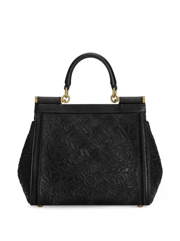Dolce & Gabbana Medium Sicily Tote - Black
