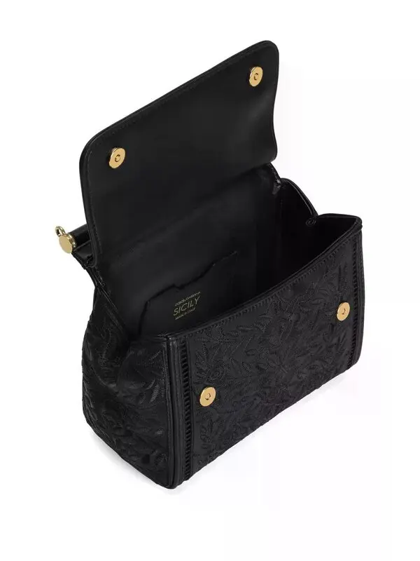 Dolce & Gabbana Medium Sicily Tote - Black