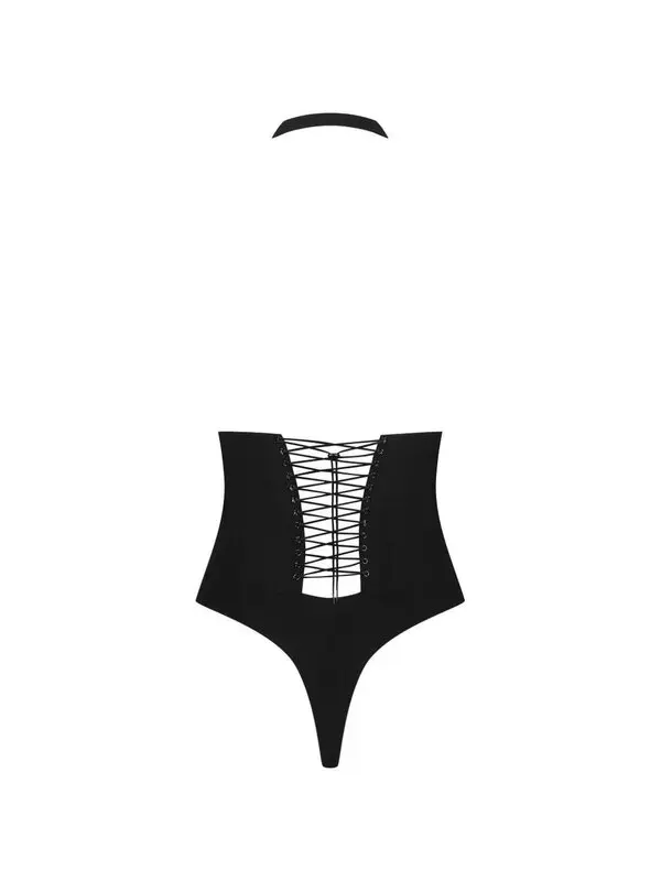 MAISON CLOSE Nuit Infinie Open-back Bodysuit