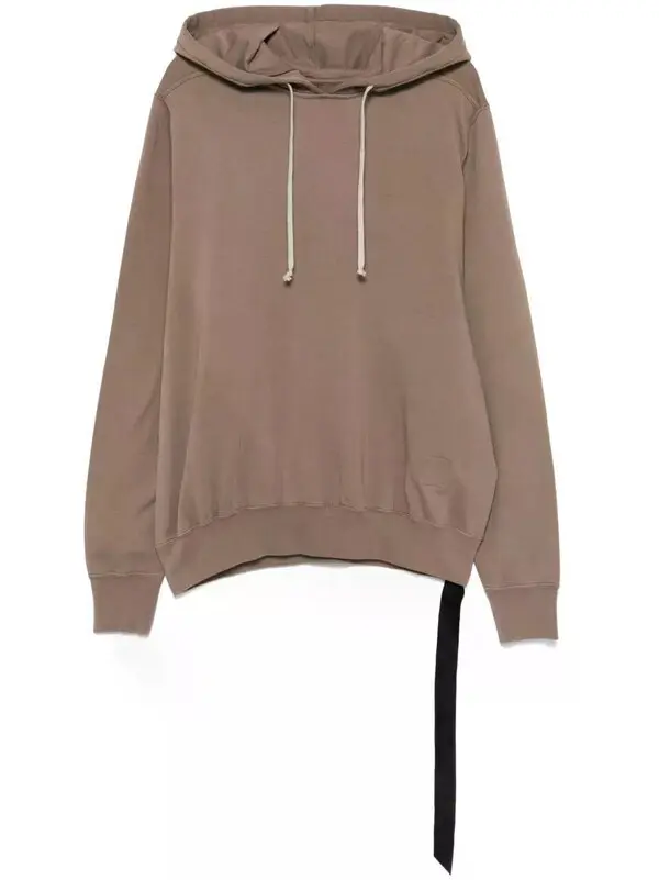 Rick Owens Cotton Hoodie - Brown