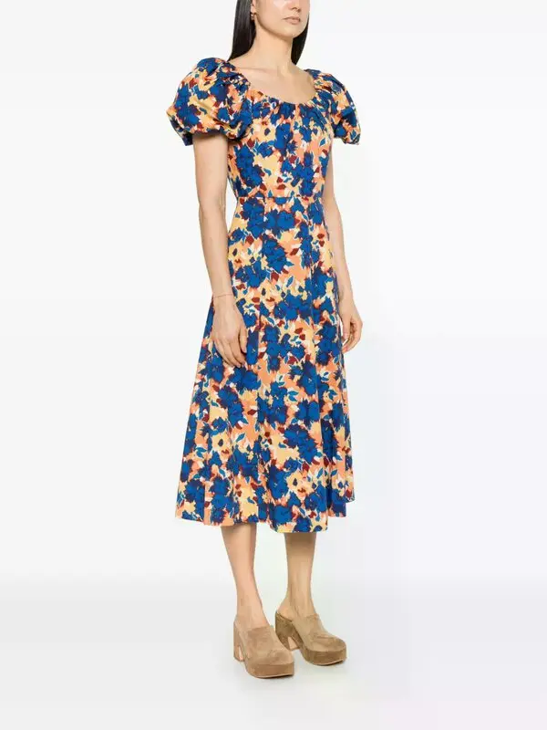 Ulla Johnson Imara Midi Dress - Blue