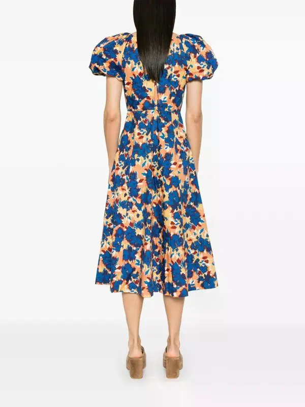 Ulla Johnson Imara Midi Dress - Blue