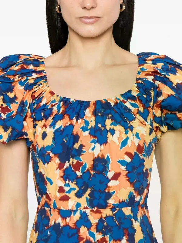 Ulla Johnson Imara Midi Dress - Blue
