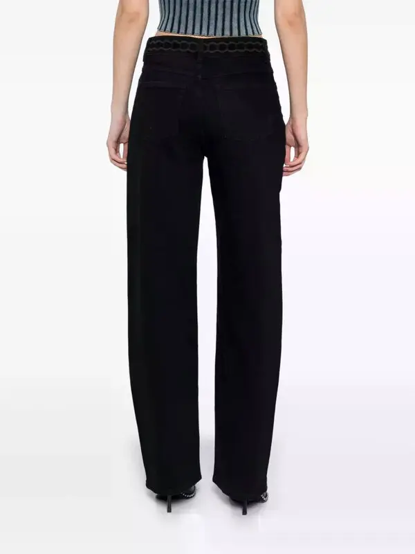 IRO PARIS Embroidered Straight Leg Jeans