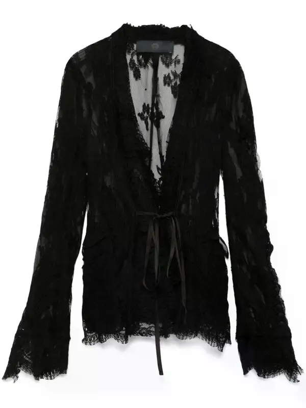 MARC LE BIHAN Lace Jacket - Black