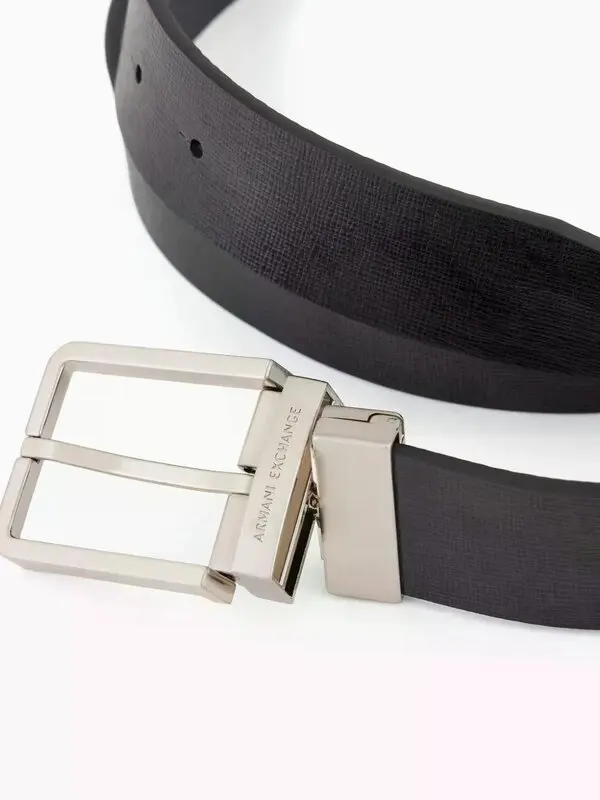 Armani Exchange Logo-buckle Belt