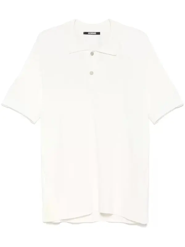 Jacquemus Le Maille Polo Shirt - White