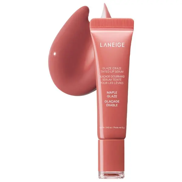 LANEIGE Glaze Craze Tinted Polypeptide Lip Serum Treatment - Maple Glaze