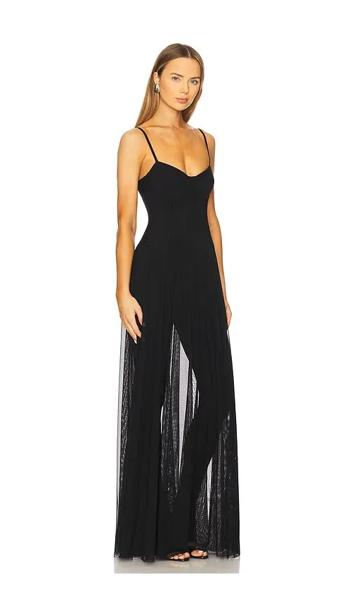 Norma Kamali Underwire Gown With Catsuit