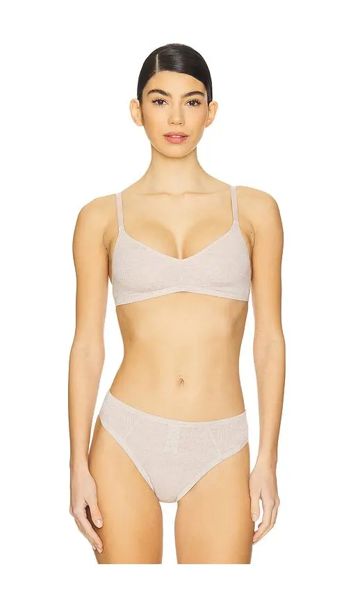 NEGATIVE UNDERWEAR Whipped Non Wire Bra In Beige - Sand