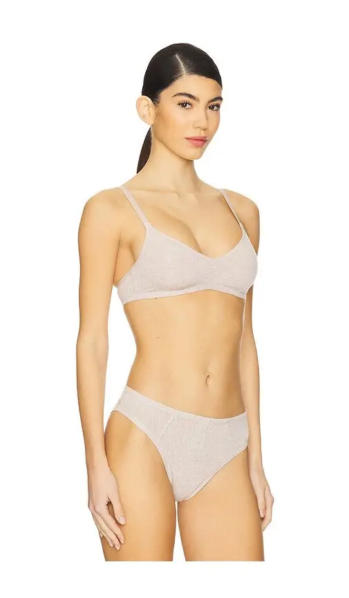 NEGATIVE UNDERWEAR Whipped Non Wire Bra In Beige - Sand