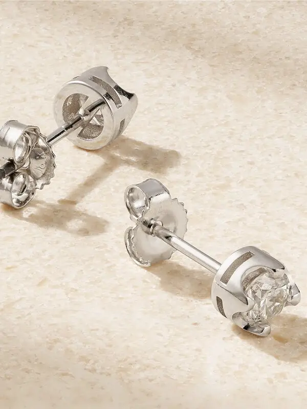 JENNIFER MEYER Small Illusion Diamond Earrings