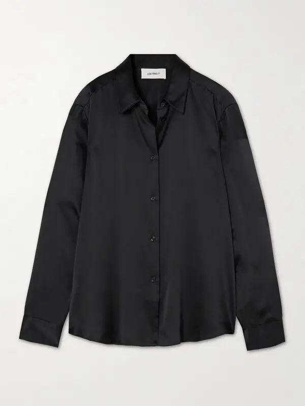 LISA YANG Silk-satin Shirt