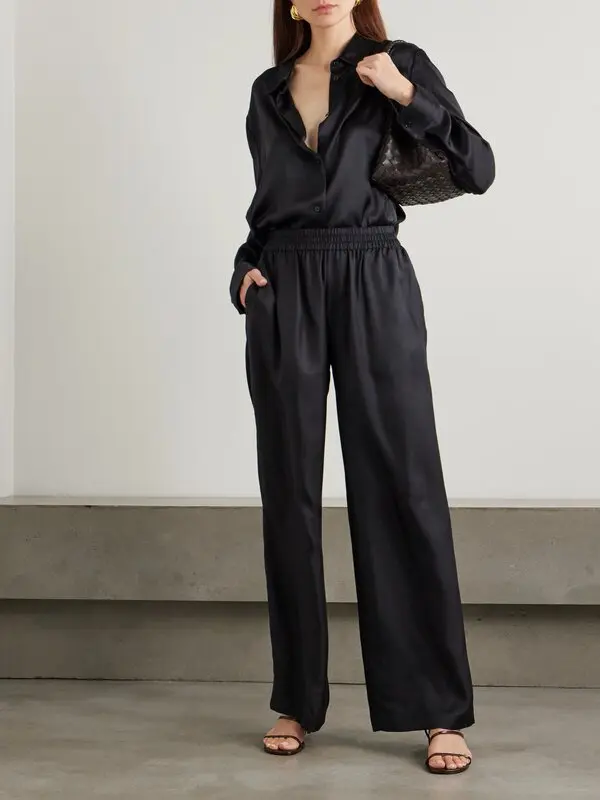 LISA YANG Silk-satin Shirt