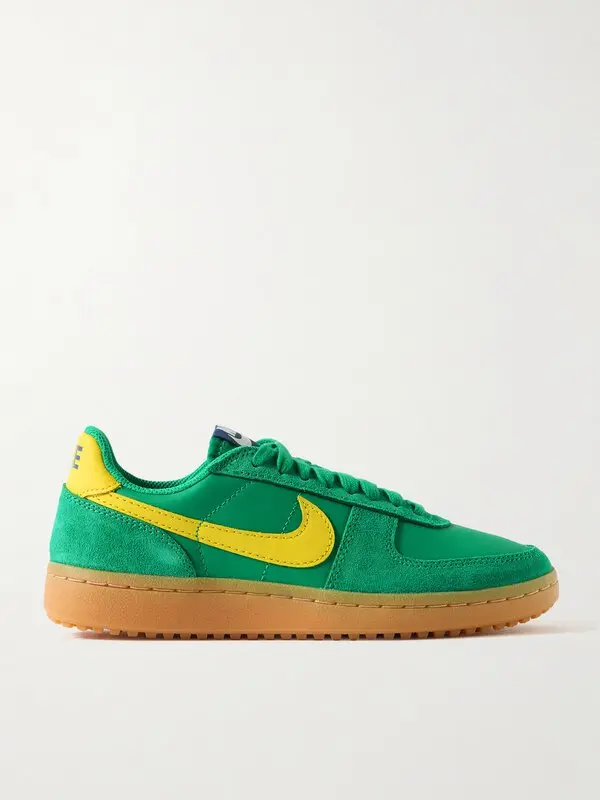 Nike Field General Leather And Suede Sneakers - Green
