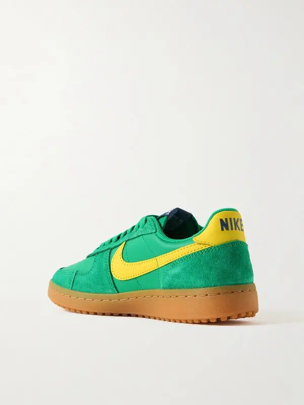 Nike Field General Leather And Suede Sneakers - Green