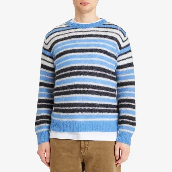 Marni Stripe Mohair Crew Knit