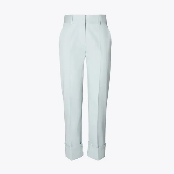 Tory Burch Cropped Twill Pant