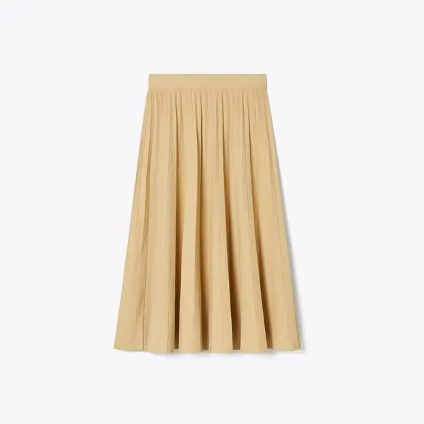 Tory Burch Pleated Viscose Skirt