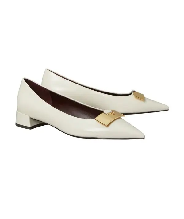 Tory Burch Gigi Petite Pump - Light Cream/gold